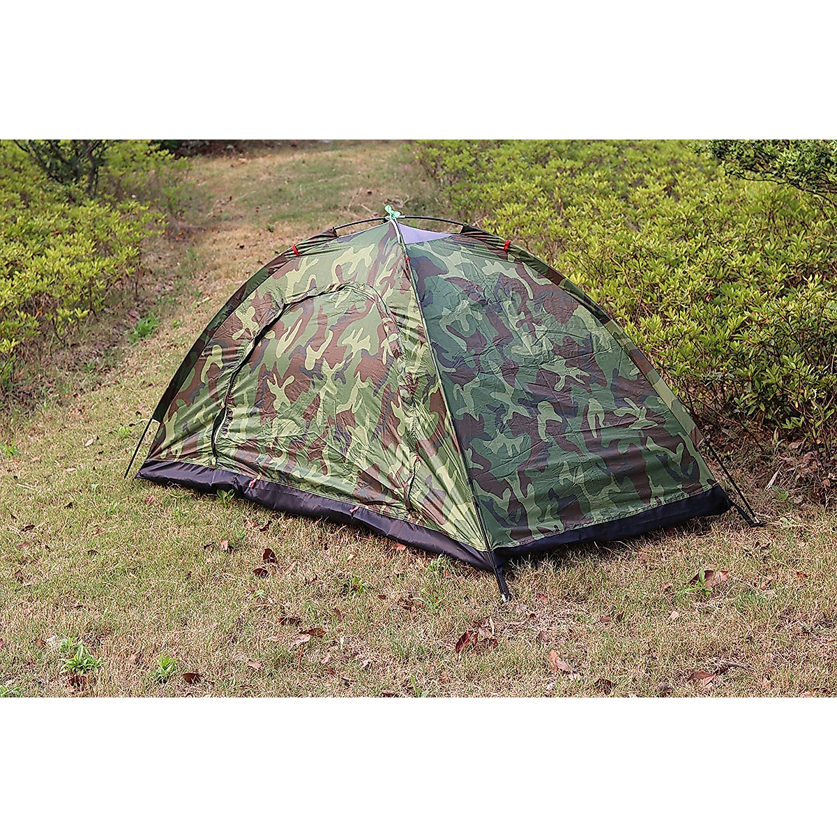 Sutekus Single Tent Camouflage Patterns Camping Tent One Person Tent for Camping Hiking 【Outdoor Equipment】