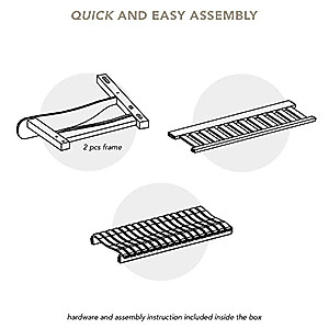 Cambridge Casual 130228-HW-NT-XX-XX Bentley Porch Swing, Natural Brown