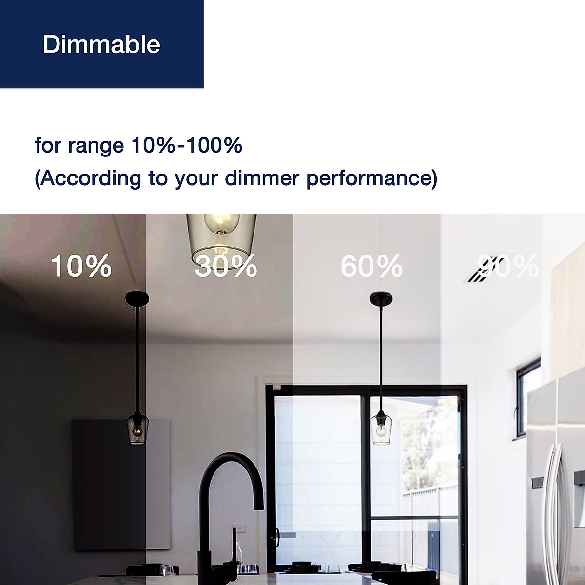 FLSNT G25 LED Edison Light Bulbs, 2200K Warm White, Dimmable, 40W Equivalent, 350LM, E26 Base, CRI80, Amber Glass, 4 Pack