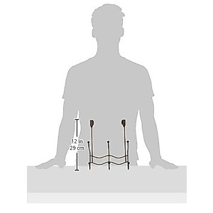 Inspired Living by Mesa Inspired Living Hanger 6 Hooks Organizer in Oil Rubbed Bronze Elegant Home Collection OVER THE OVER THE DOOR,