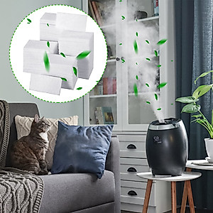 100 Pack Aroma Pads Aromatherapy Car Diffusers Essential Oil Unscented Refill Car Essential Oil Diffuser Replacement Pluggable Aroma Humidifier Pad