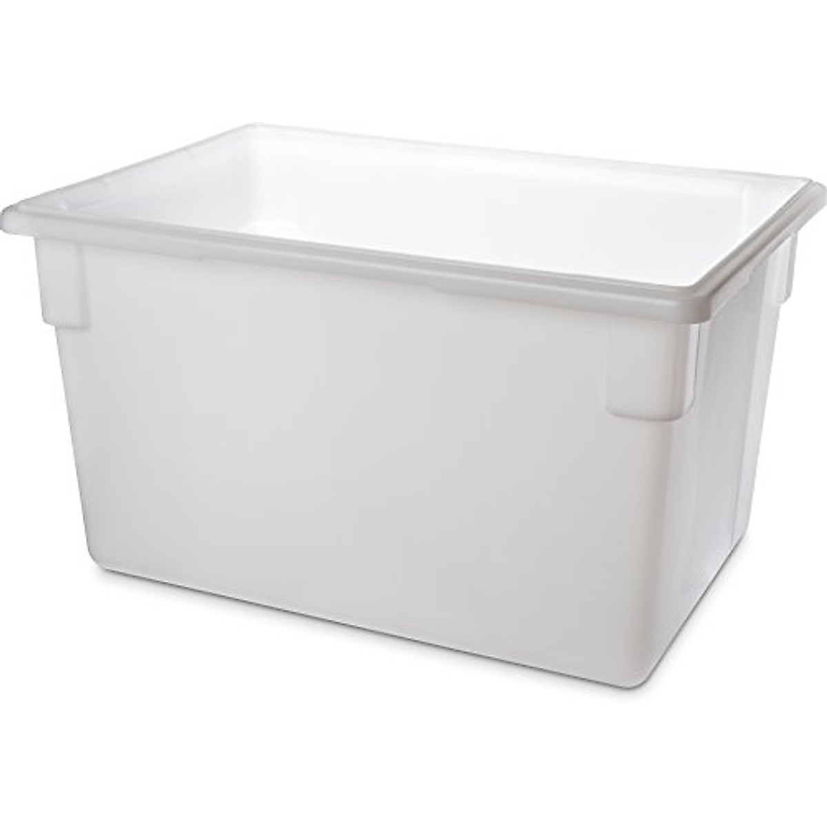 Carlisle FoodService Products Storplus Food Storage Container with Stackable Design for Catering, Buffets, Restaurants, Polyethylene (Pe), 21.5 Gallon, White, 21.5 Gallon, 26" x 18" x 15"