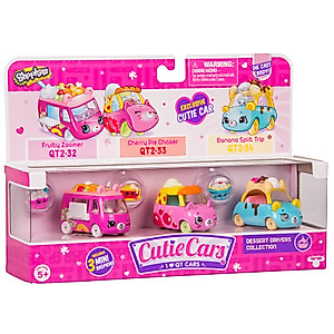 Cutie Cars Shopkins Three Pack - Dessert Drivers Collection