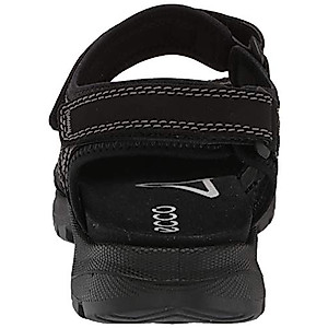 ECCO Women's Onroads 3-Strap Sport Sandal, Black, 7-7. 5