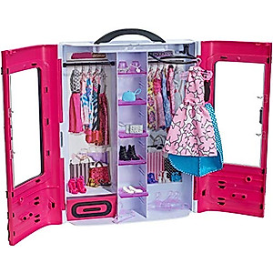Barbie Fashionistas Ultimate Closet with Clothing and Accessories