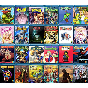 BeiErMei Raspberry Pi 4B 400 Game System Retropie RetroArch EmulationStation Preloaded 64GB Games Plus Data with Class 10 MicroSD TF Card, Only Work with Raspberry Pi 4B 400, KODI+LXDE Video Previews