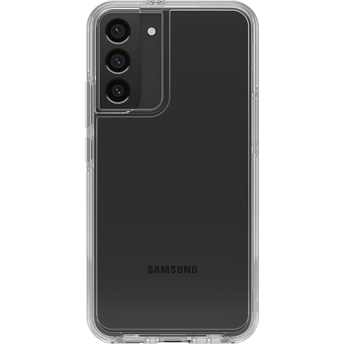 OtterBox Galaxy S22+ Symmetry Series Case - CLEAR, ultra-sleek, wireless charging compatible, raised edges protect camera & screen