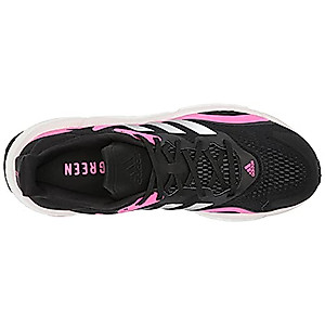 adidas womens Solar Boost 21 Running Shoes, Black/Screaming Pink/Halo Silver, 5.5 US