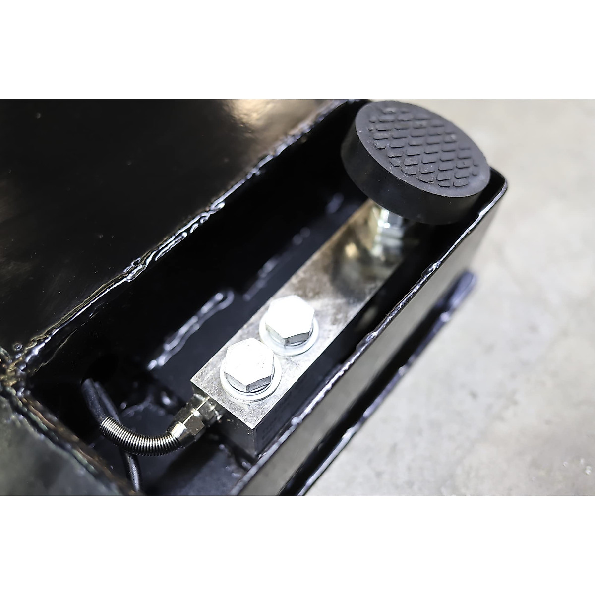 Liberty Scales Industrial Floor Scale, Accurate Digital Pallet Scales with Metal Indicator and Printer for Warehouse or Shipping Weighing, 48” x 48” (4’ x 4’) Size 5000 lbs x 1 lb Capacity