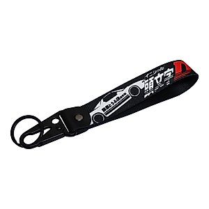 1pc Japan Anime Japanese Manga Street Racing Inisharu Initial D Keychain Tag Car Drift King Racing JDM Motorsport Speed Race Street Auto Parts Key Ring Accessories SUV Motorcycle Gift