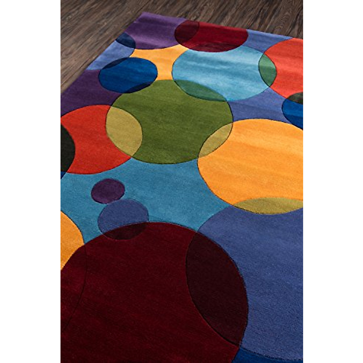 Momeni Rugs New Wave Collection, 100% Wool Hand Carved & Tufted Contemporary Area Rug, 2' x 3', Multicolor