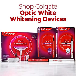 Colgate Optic White Overnight Teeth Whitening Pen, Teeth Stain Remover to Whiten Teeth, 35 Nightly Treatments, 0.08 Fl Oz