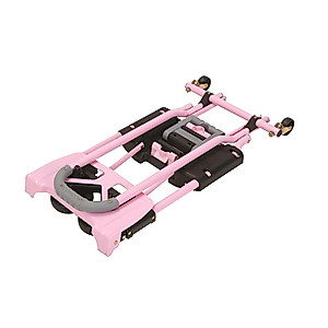 COSCO Shifter Multi-Position Folding Hand Truck and Cart, 300 lb. Weight Capacity, Pink