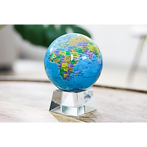 MOVA Globe Blue Political Map 4.5"