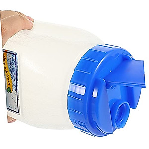 HOMSFOU Korean Style Cold Water Jug Clear Plastic Pitcher Glass Water Bottle Lemon Pitcher Plastic Water with Lid Orange Juice Beverage Pp Adorable Plastic Kettle Wattle Jug Milk Bottle