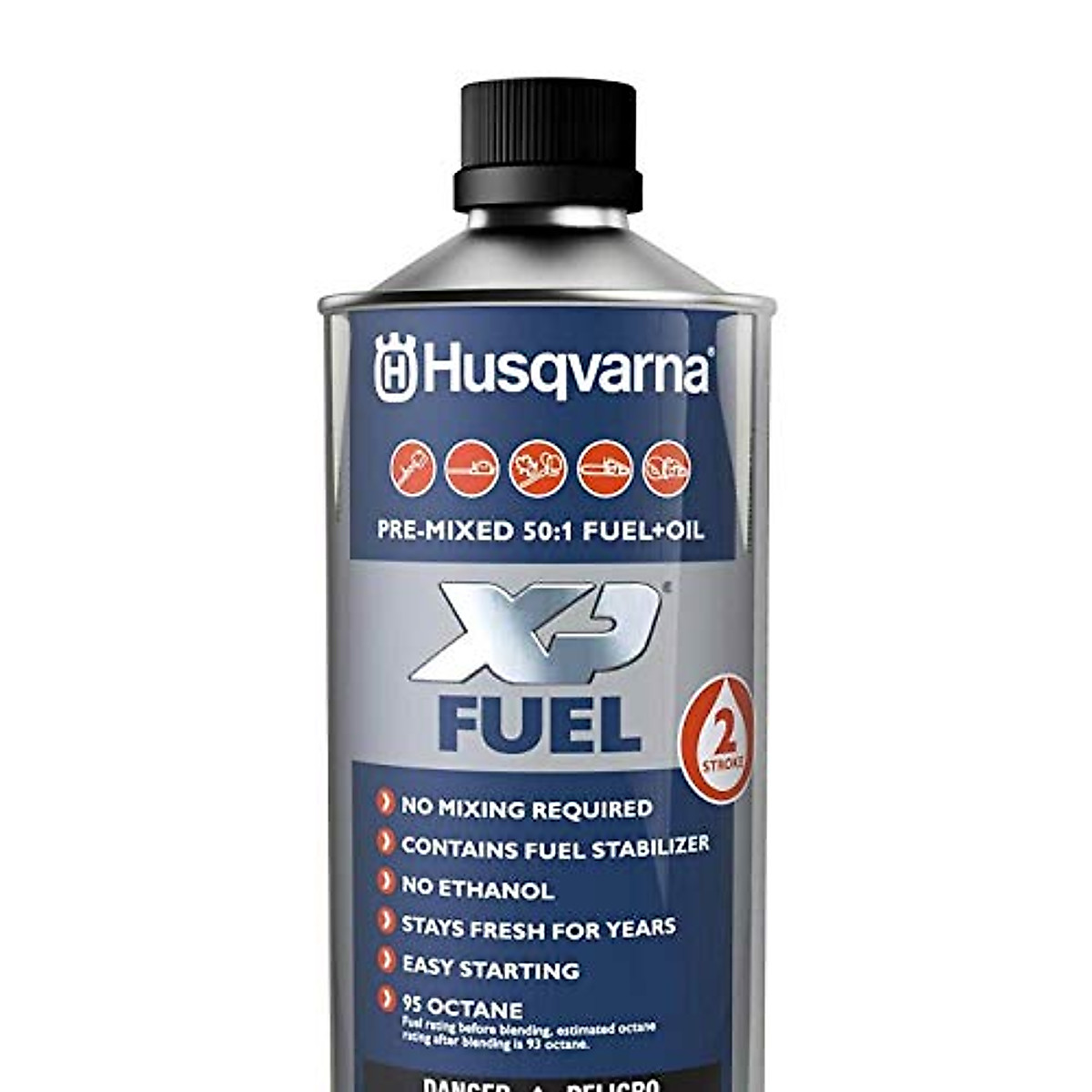 Husqvarna 584309701 XP Pre-Mixed 2-Stroke Fuel and Engine Oil Quart (6 Pack)