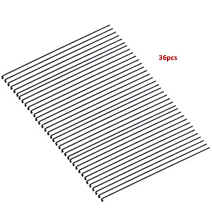 36Pcs/Set Bike Spokes Steel Mountain Bike Twisted Spokes 259/261mm 5 Colors(#5) and Spare Parts Spoke Spoke