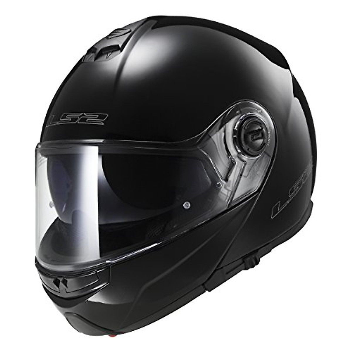 LS2 Helmets Modular Strobe Helmet (Black - 3X-Large)