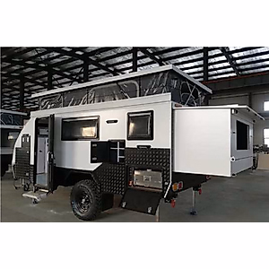 Hybrid - Off-Road Motorhome with Heavy-Duty Independent Suspension, Slide-Out Kitchen, and Sliding Fridge (6400 * 2200 * 2000)