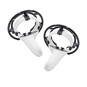 Oculus Quest 2保护盖，可防止触摸控制器刮擦和撞击框架 (Black)