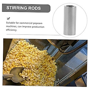 ULTECHNOVO 5pcs Mixing Sleeve Mixing Sticks Socket Popcorn Machine Mixer Shaft Socket Popcorn Maker Parts Popcorn Machine Replacement Socket Popcorn Maker Mixer Socket Stainless Steel Silver