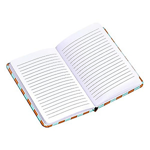 Amazon Basics Bonded Leather Journal, Assorted Colors, 5-Pack