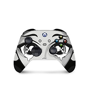 TACKY DESIGN Anime Skin Compatible for Xbox Series x Skin Kawaii Console & Two Controller Skin, Xbox x Sticker Premium Vinyl 3M Decal Full wrap, Xbox Cover
