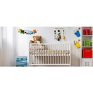 Jungle Animals Crib Mobile and Nursery Decor Set