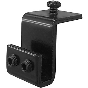 DonYoung 2PCS S-Shape Hooks Clamps for Barn Door Soft Close Mechanism, Set Screws Included