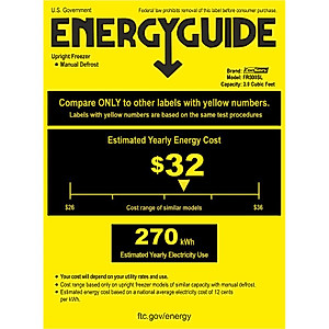 Conserv 3 cu. ft. Midi Upright Freezer