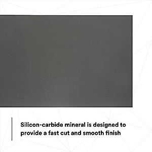 3M Wetordry Abrasive Sheet 401Q, 02023, 1500+ Grit, 5 1/2 in x 9 in, 50 Sheets, Fast Cutting, Auto Body Sanding, Paint Finishing