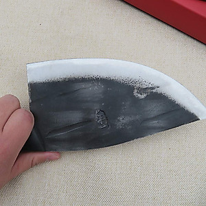 LICAIDAO Manual forging Kitchen Knife Chef's Meat Cleaver Butcher Knife Vegetable Cutter With High Carbon Clad Steel