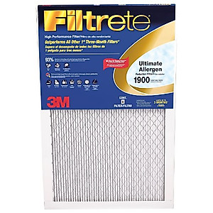 3M UA23DC-6 Air Filter, 14" x 24" x 1"