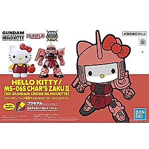 Bandai Hobby - Hello Kitty/MS-06S Char's Zaku II [SD Gundam CrossSilhouette] (2554762)