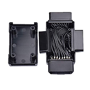 iKKEGOL Pocket OBD2 OBDII Full 16 Pin Male to 3 Female 1 to 3 OBD Cable Splitter Converter Adapter for Diagnostic Extender