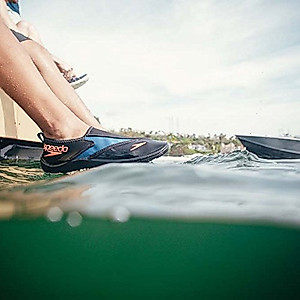 Speedo mens Surfwalker Pro 3.0 athletic water shoes, Speedo Black, 12 US