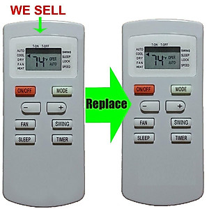 Replacement for Soleus Air SoleusAir Air Conditioner Remote Control YX1FF YX1F Works for GH-PAC-10E5