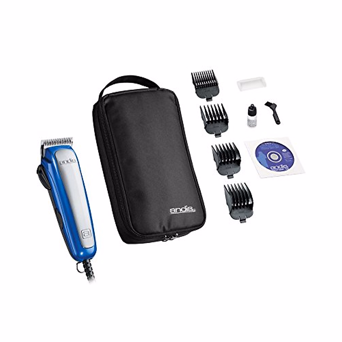 Andis EasyClip Ultra Adjustable Blade Clipper Kit, Pet Grooming, RACA (60165)