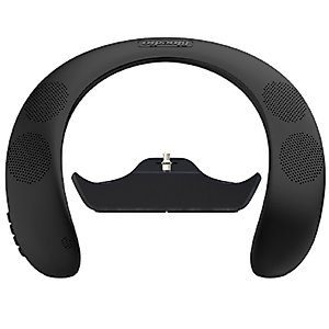Megadream Wireless 3D Stereo Sound Neck Wearable Speaker with Bluetooth Adapter Transmitter for PS5, Free Up Your Hands & Ears