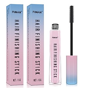 FUNAN Hair Finishing Stick 2 Pack for Small Broken Hair Cream/Gel for Women Naturally Refreshing, Non-Greasy and Non-Sticky