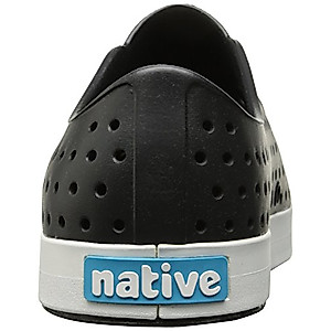 Native Shoes, Jefferson, Lightweight Sneaker for Adults, Jiffy Black/Shell White, 8 M US Women/6 M US Men