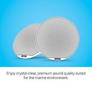 Garmin Fusion® Signature Series 3i Marine Coaxial Speakers, 7.7" 280-watt Coaxial Classic White Marine Speakers (Pair)