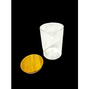 Bambusa Glass Kitchen Canister w/Bamboo Lid