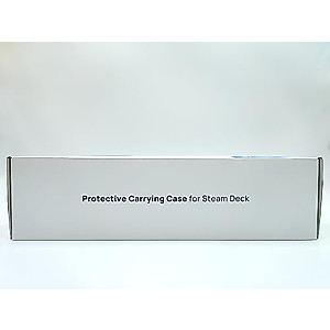 JSAUX Carrying Case Compatible with Steam Deck/Steam Deck OLED, Protective Hard Shell Carry Case Built-in Charger Storage, Portable Travel Carrying Case for Steam Deck Console & Accessories - BG0102