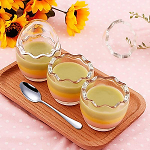 DJ-WARE Espresso Spoons Mini Demitasse Stainless Steel Coffee Spoon for 2-7 Oz Mugs, Set of 12, 4.7 Inch