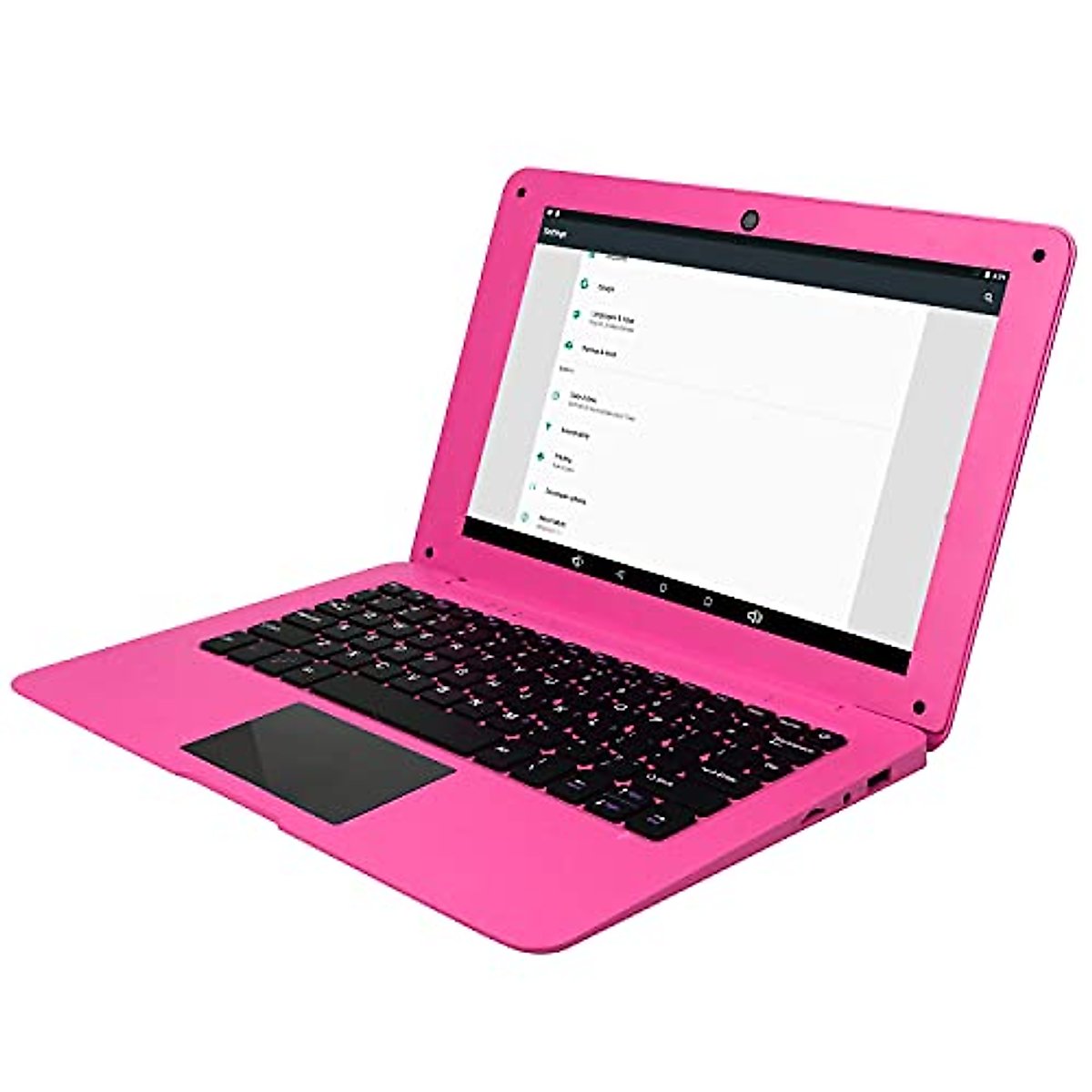 10.1" Inch Kids Laptop Computer, Netbook Powered by Android 7.1.1, Quad Core Processor, 2gb Ram, 32gb Storage, Bluetooth, WiFi
