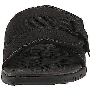 BASS OUTDOOR Topo Women’s Sandals – Open-Toe Slides for Beach or Backyard Hiking Shoe, Black, 9.5