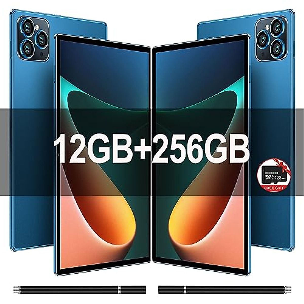 2023 New Global Version Mi Pad 5 Tablet Android 10.1 Inch HD Tablette PC 5G Dual SIM Card or WiFi Google Play Tablets for Laptop Blue 12G 256G