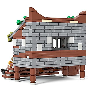 New Model Building Blocks City Farm Animals Building Blocks for Kids MOC Bricks Parts Chicken Coop Hen House Toys for Children Boy Girl DIY Gifts (Chicken coop)…