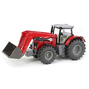 Siku 1985 Farmer Massey Ferguson with Front Loader, Red
